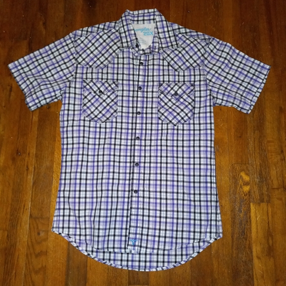 Wrangler | Shirts | Wrangler Shirt Adult Small Button Up Mens Pearl ...